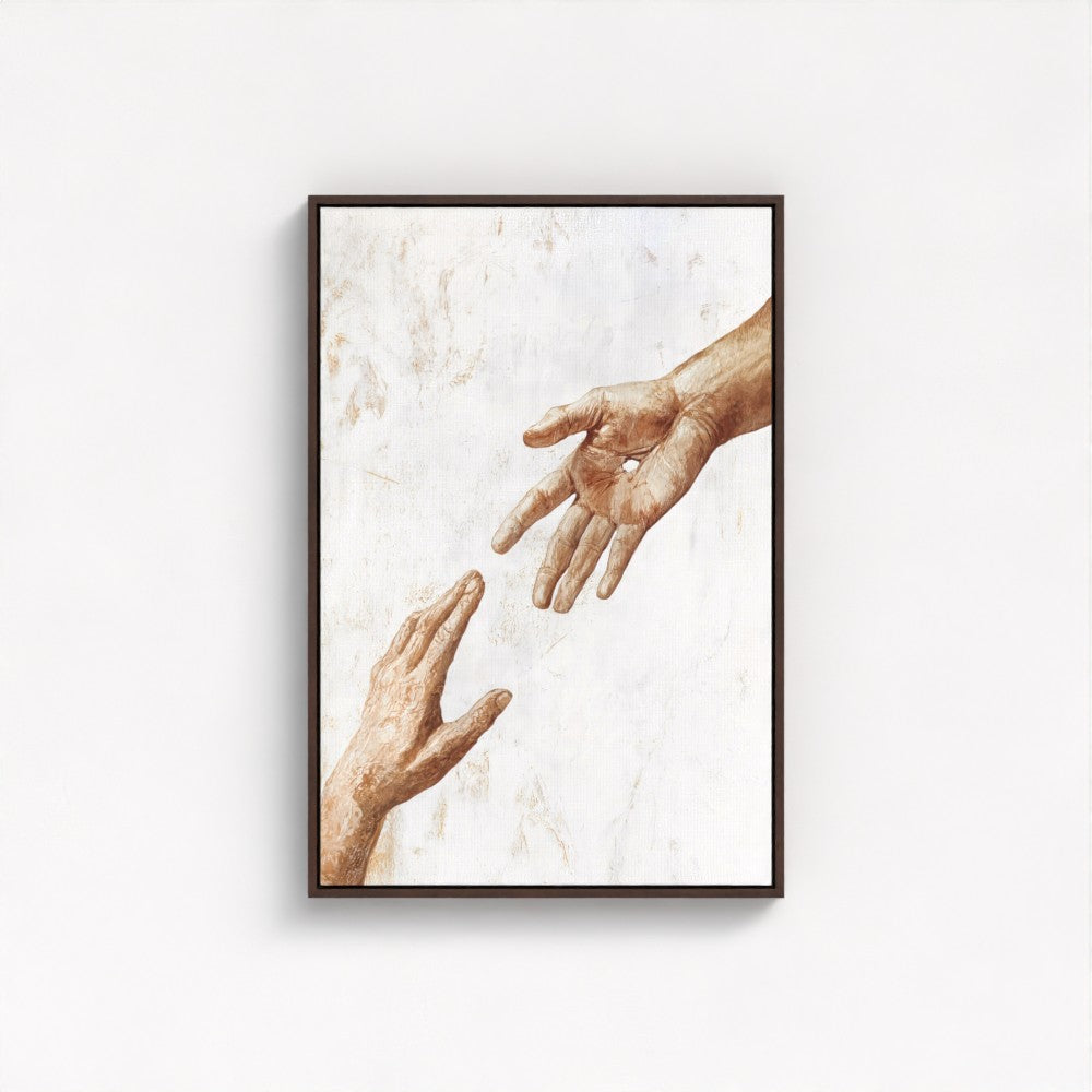 Hand of Life - Framed & Unframed Canvas – Art of the Faithful