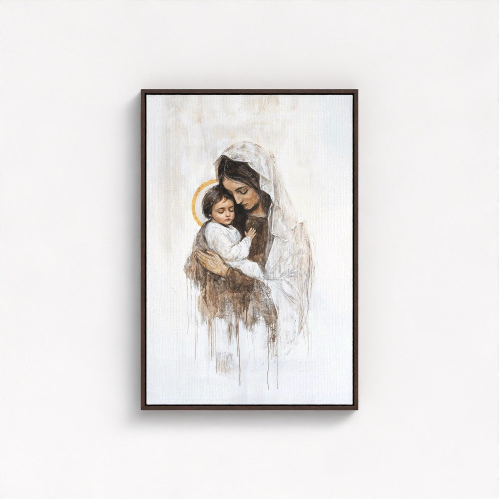 Our Lady - Framed & Unframed Canvas – Art of the Faithful